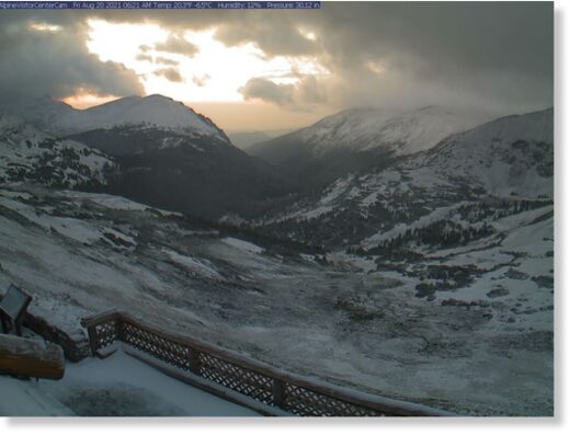 Es agosto y esta nevando en Colorado -- Cambios Planetarios -- Sott.net